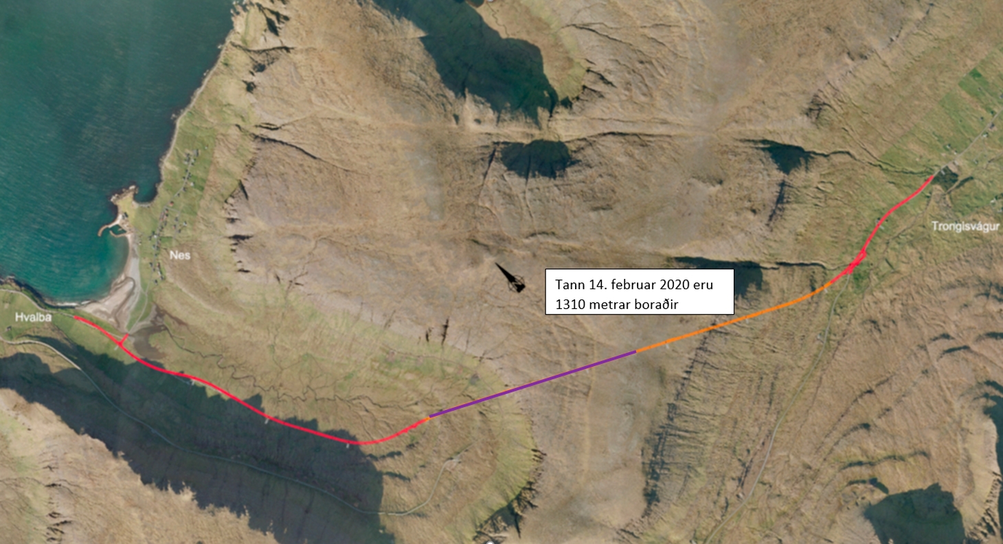 Dagur.fo | Tunnilsarbeiðið ávirkar koyrileiðina út í Nes