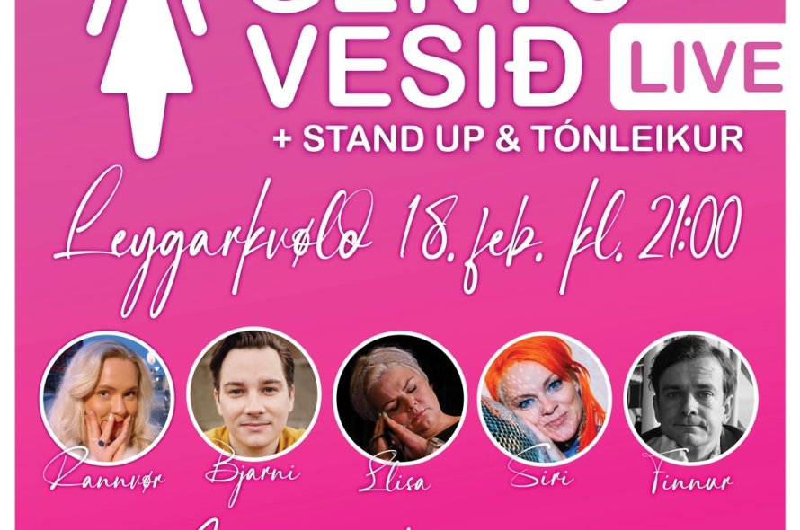 jn.fo | Tíðindaskriv: Gentuvesið LIVE í Perluni