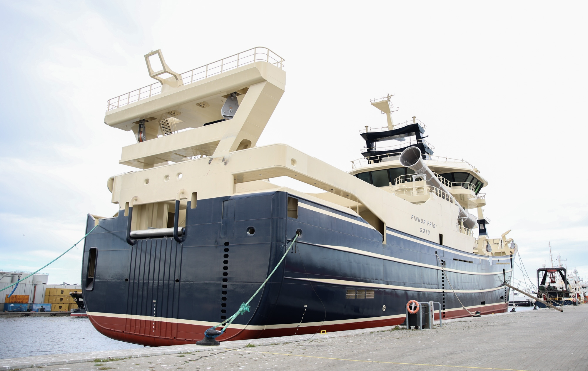 Fiskur.fo | Nýggi Finnur Fríði er fjórði nýbygningurin hjá Varðanum