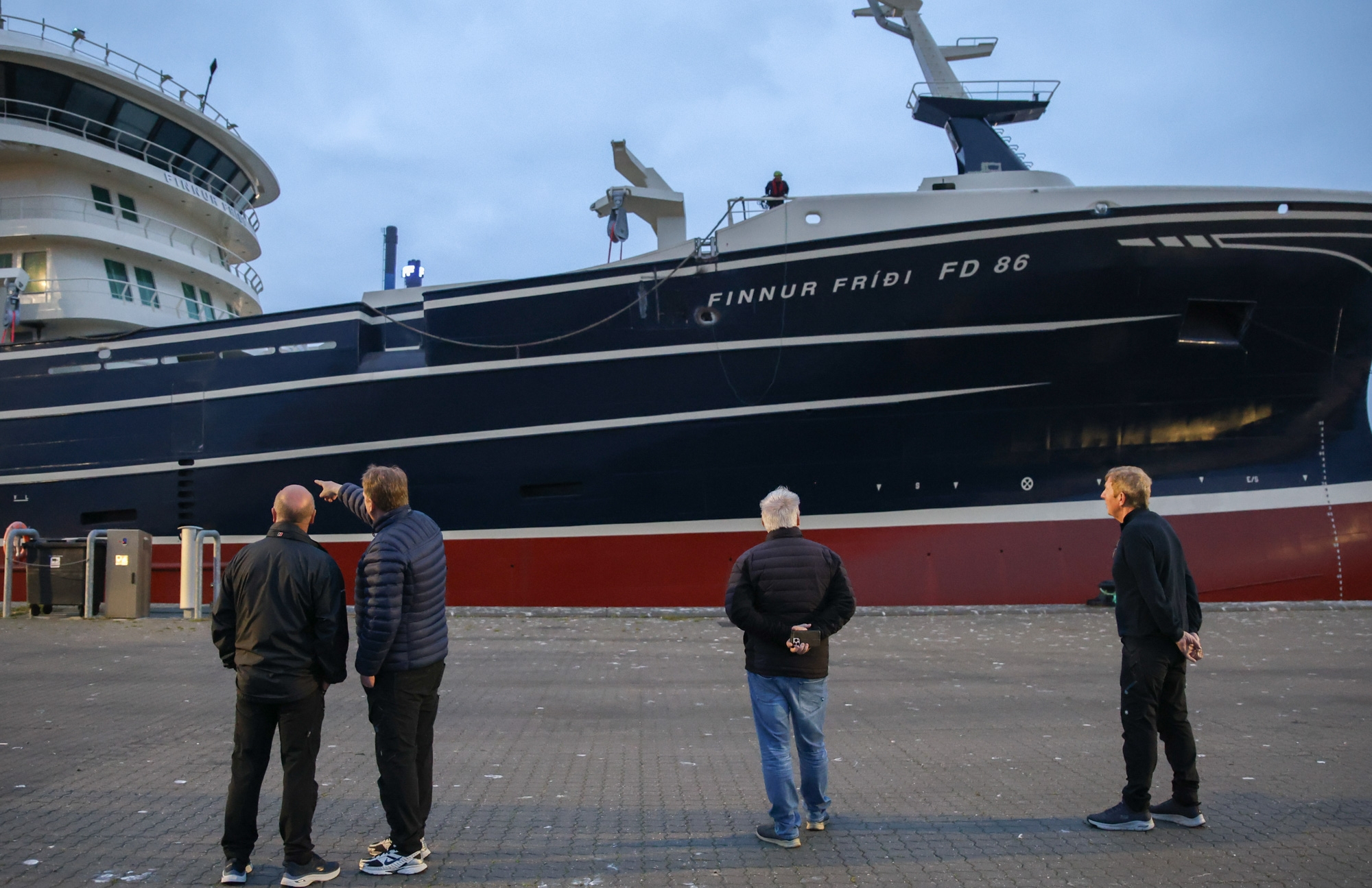 Fiskur.fo | Myndir: Nýbygningurin hjá Varðanum komin til Skagen