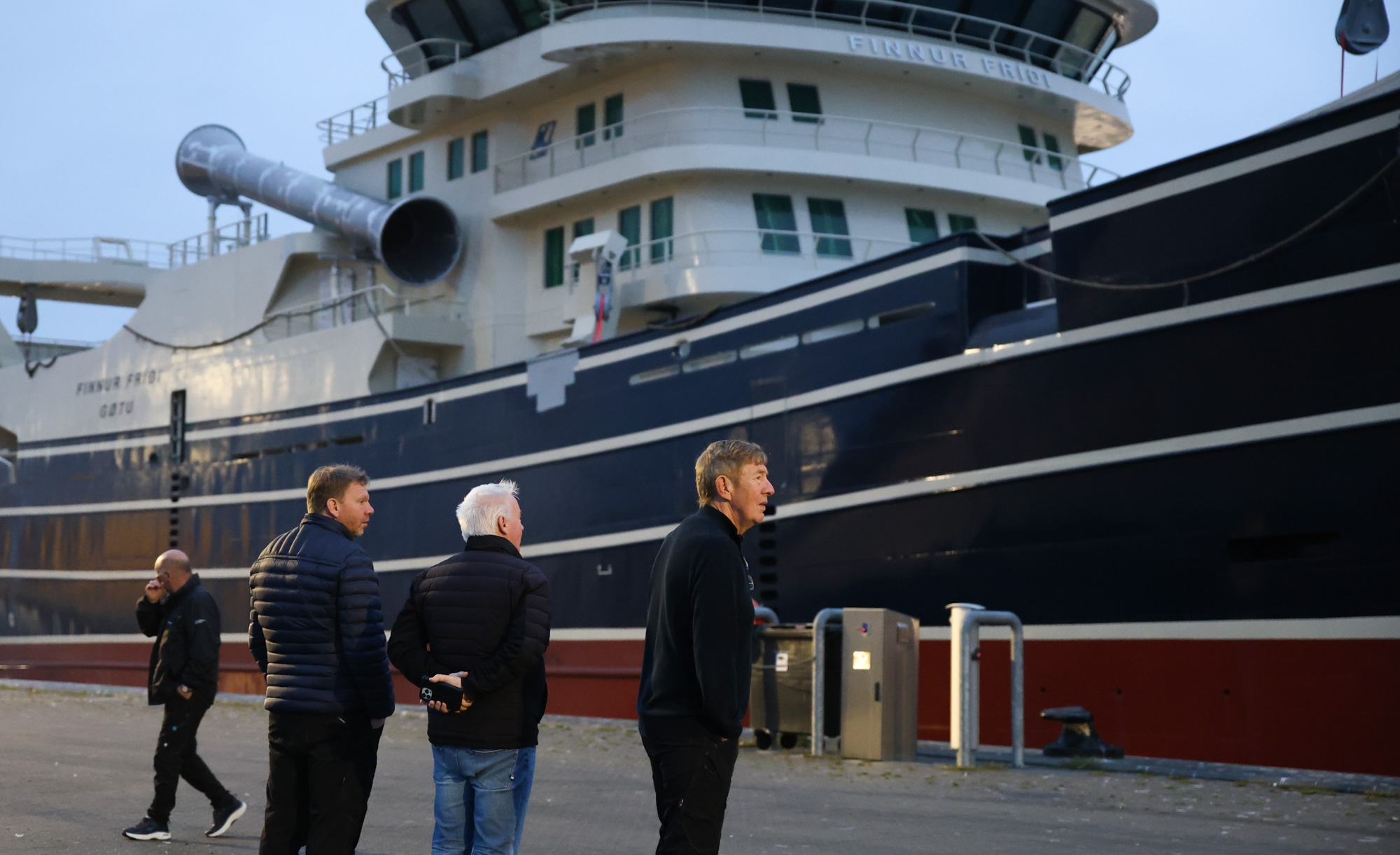 Fiskur.fo | Myndir: Nýbygningurin hjá Varðanum komin til Skagen