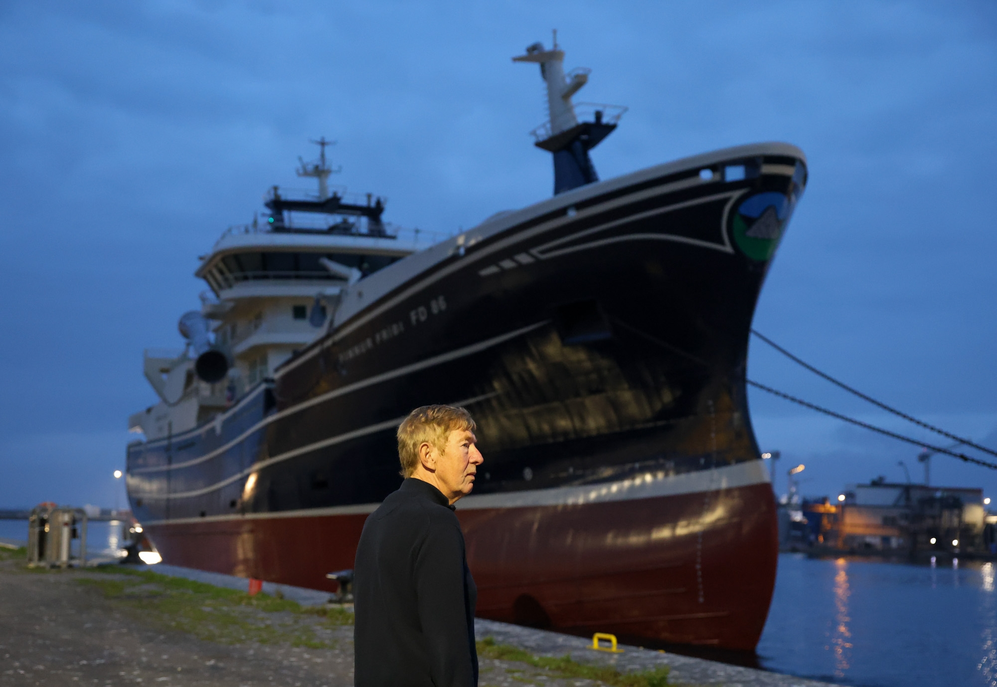 Fiskur.fo | Myndir: Nýbygningurin hjá Varðanum komin til Skagen
