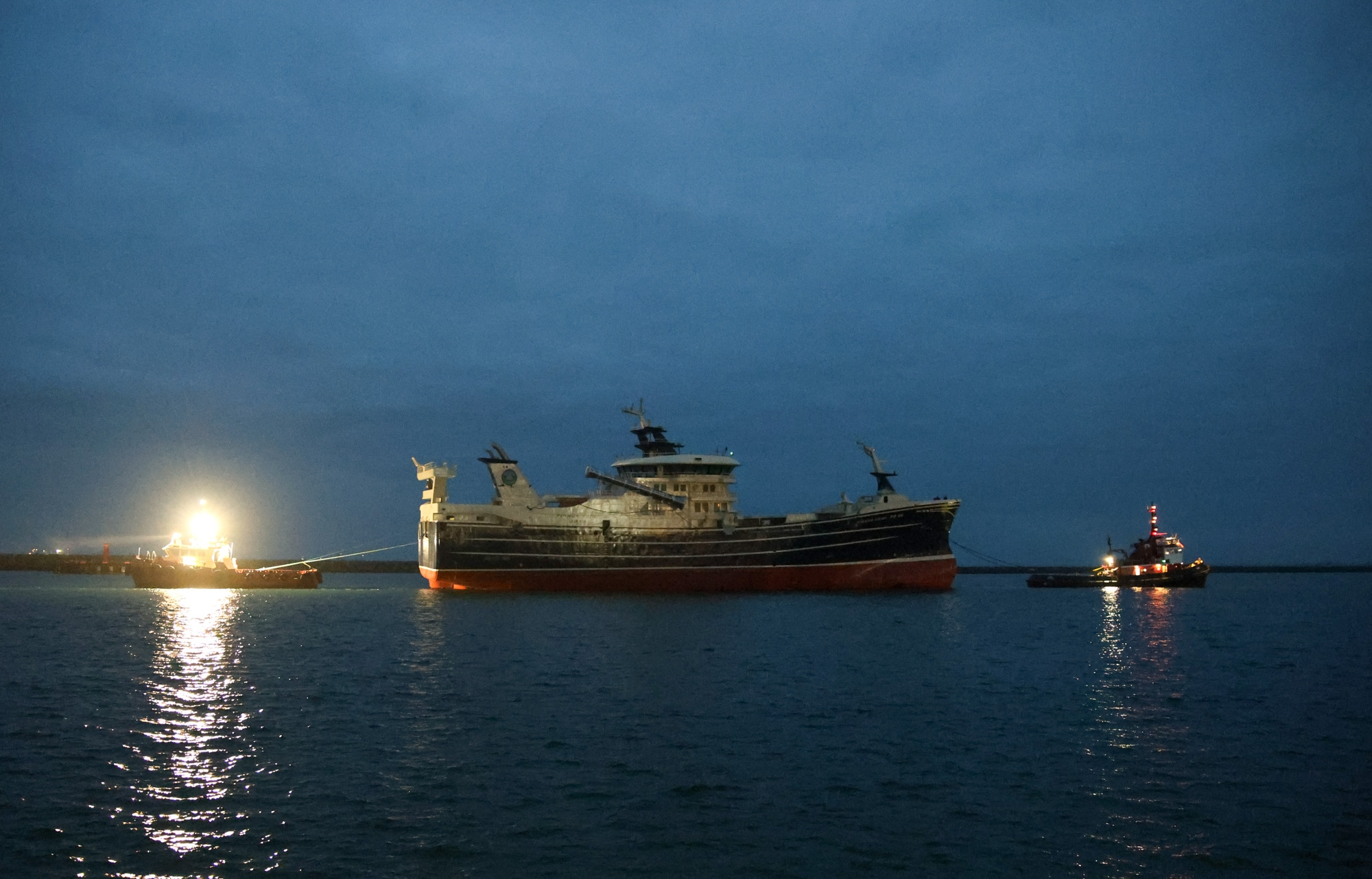 Fiskur.fo | Myndir: Nýbygningurin hjá Varðanum komin til Skagen